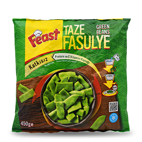 Food & Fruits | FEAST IQF GREEN BEANS 16*450 GR
