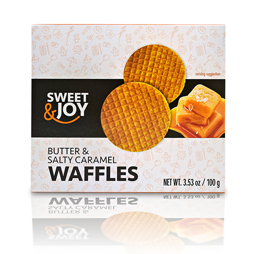 Food & Fruits | Butter& Salty Caramel flavored Waffles